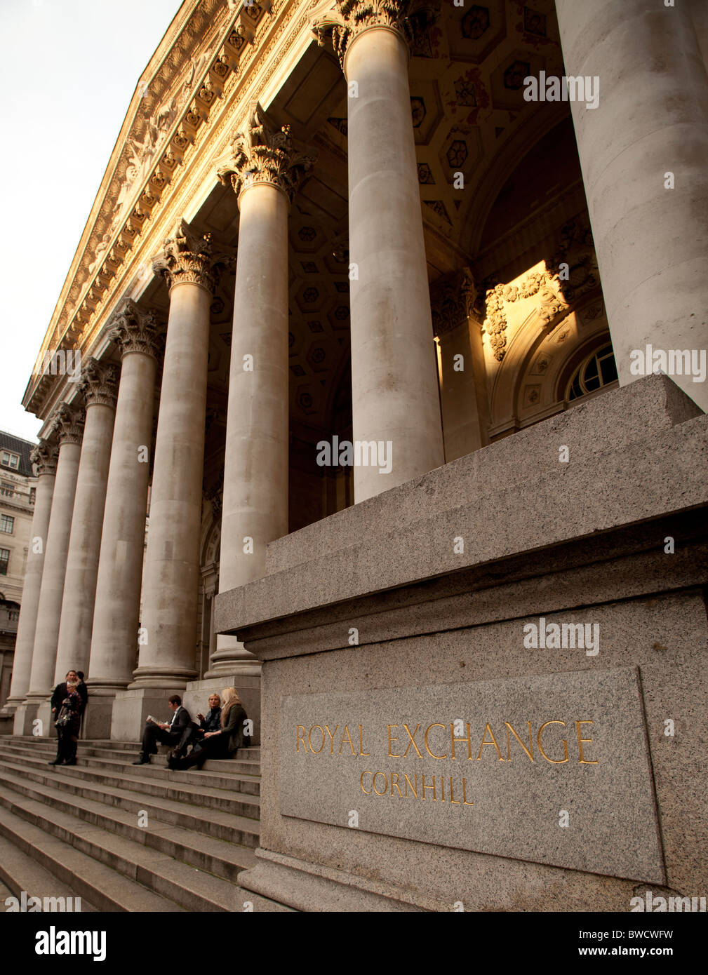 Royal Exchange in london Stock Photo - Alamy
