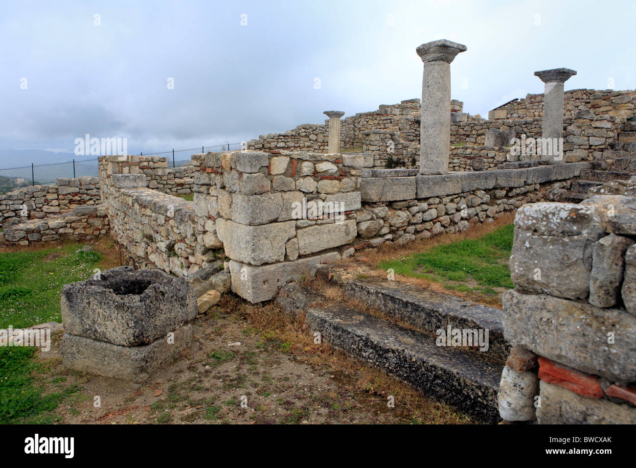 Citadel of ancient Byllis (6 century), Byllis, district Ballsh, Albania ...