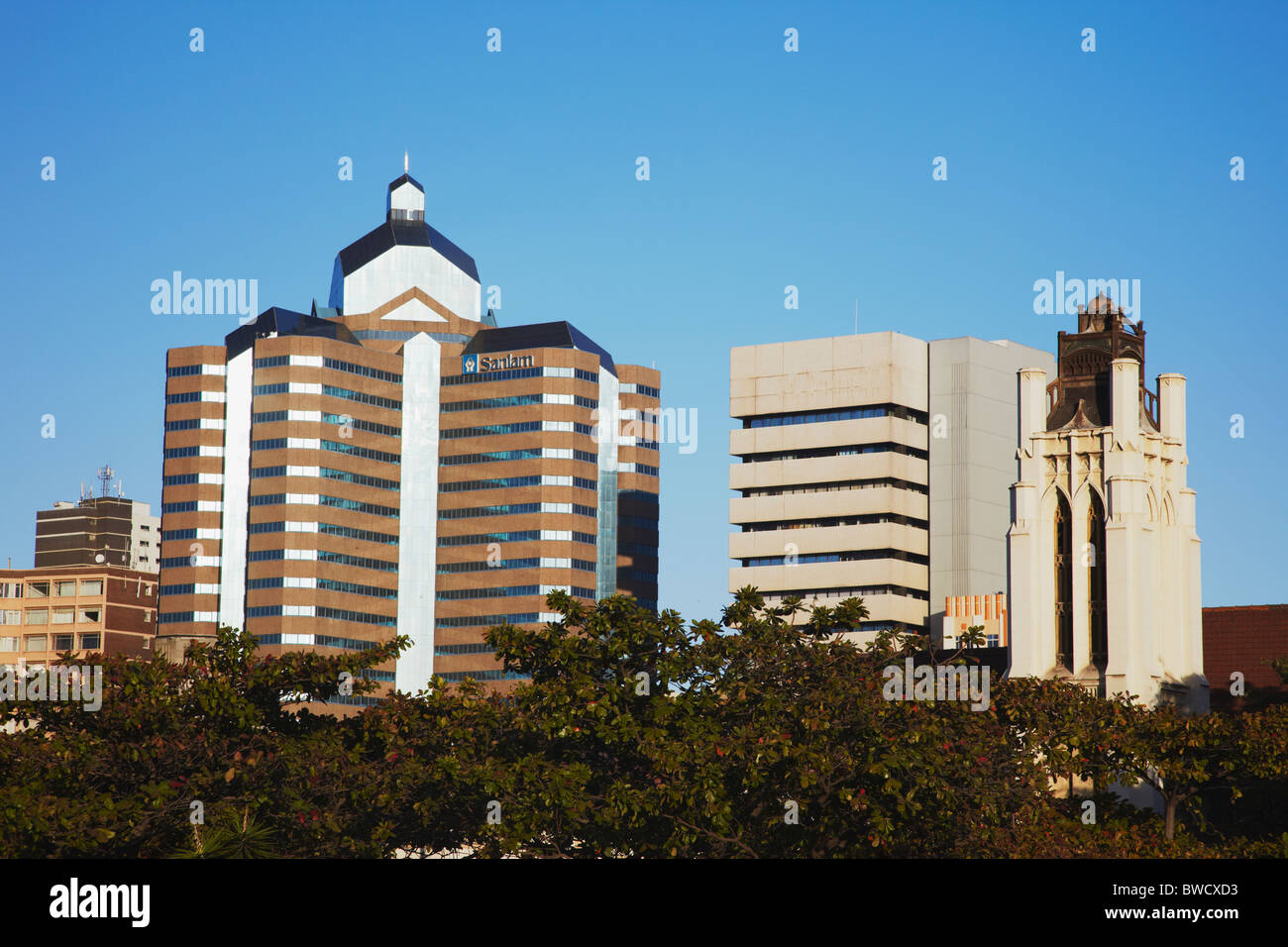 Downtown buildings, Durban, KwaZulu-Natal, South Africa Stock Photo - Alamy