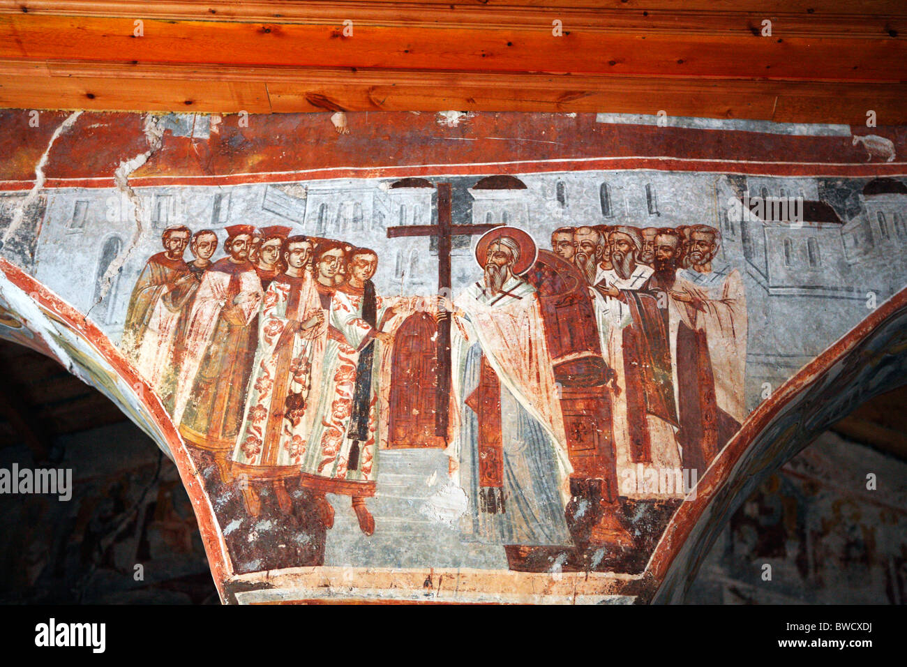 Church of Virgin Mary, Dhermi, district of Vlora (Vlore), Albania Stock ...