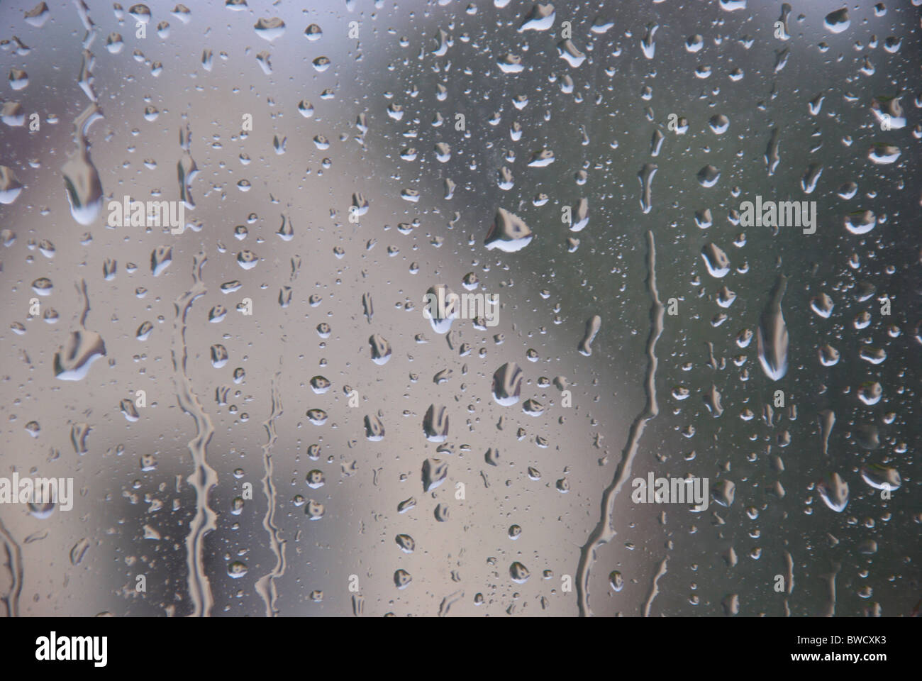 rain drops on a window Stock Photo - Alamy