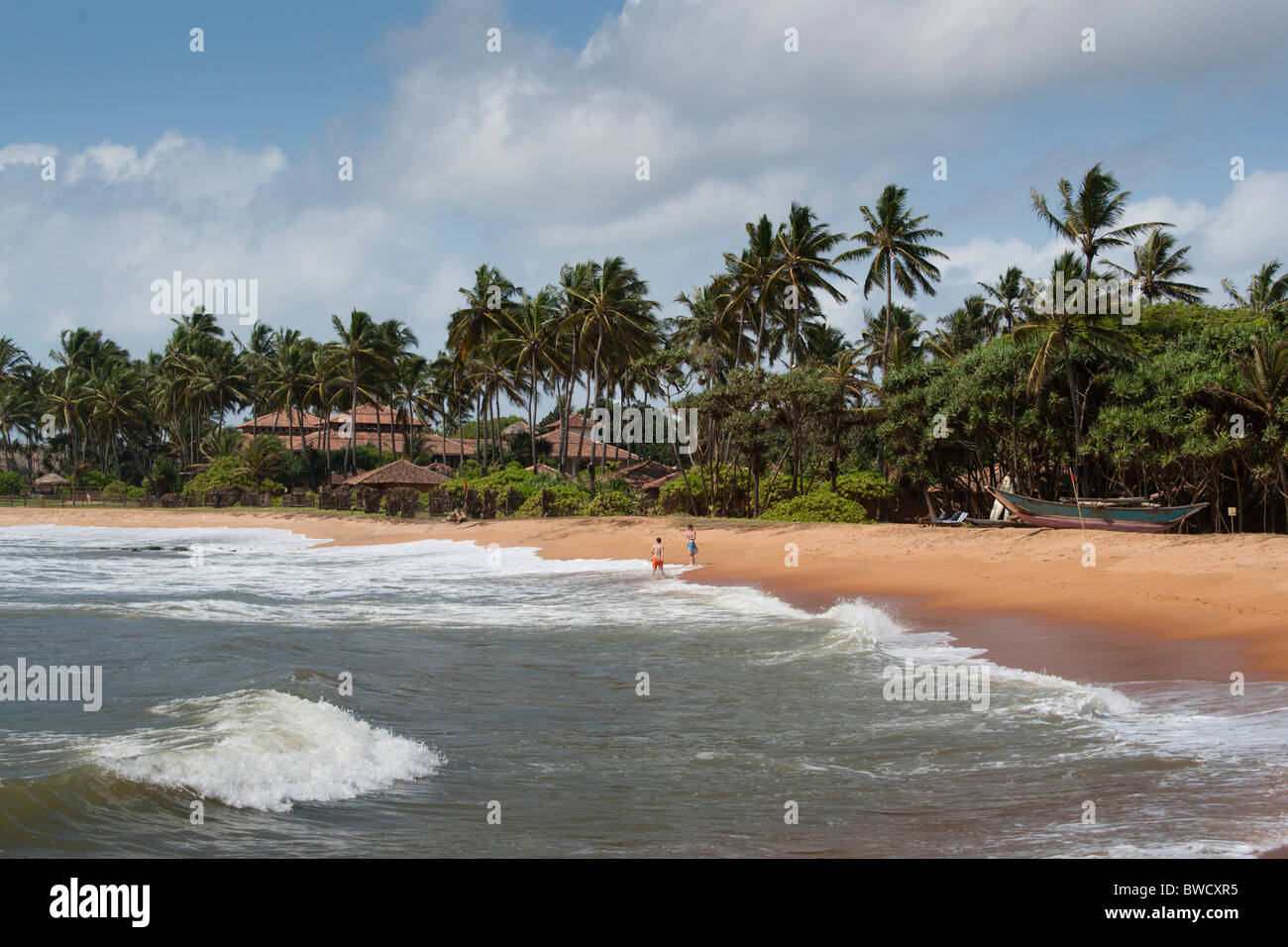 Ranweli Holiday Village on the Indian Ocean, Sri Lanka Stock Photo - Alamy