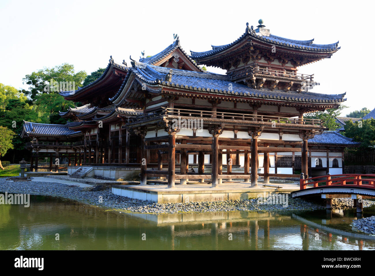 Byodo-in monastery, Phoenix hall (1053), Uji, near Kyoto, Japan Stock ...