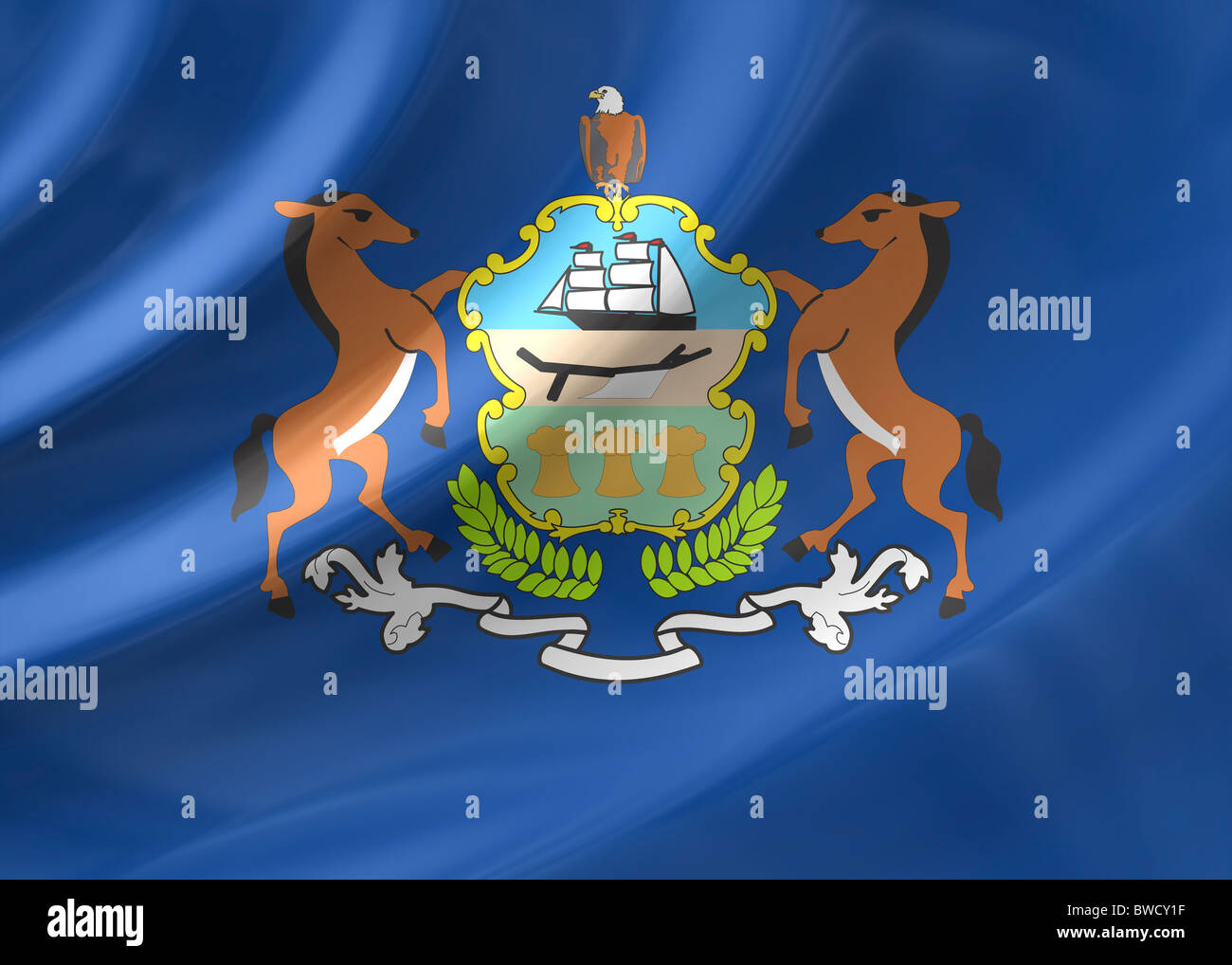 Pennsylvania flag hi-res stock photography and images - Alamy