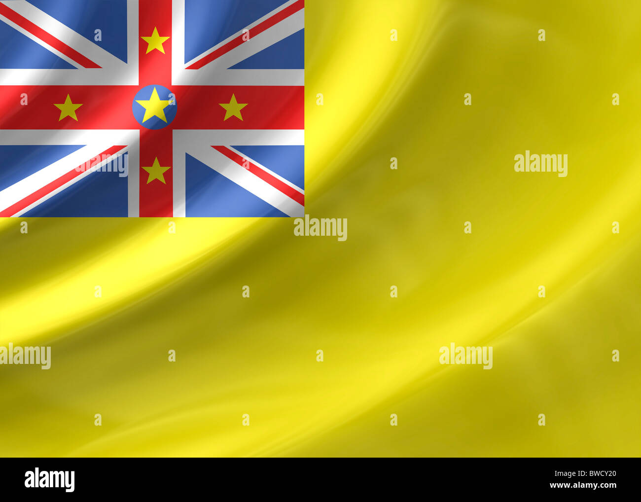 Niue flag hi-res stock photography and images - Alamy