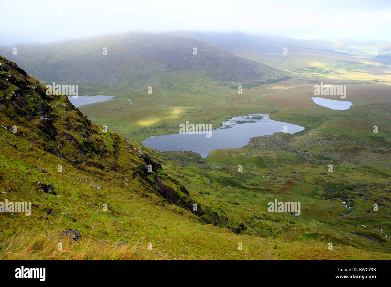 Connor pass, Dingle peninsula, Kerry county, Ireland Stock Photo - Alamy