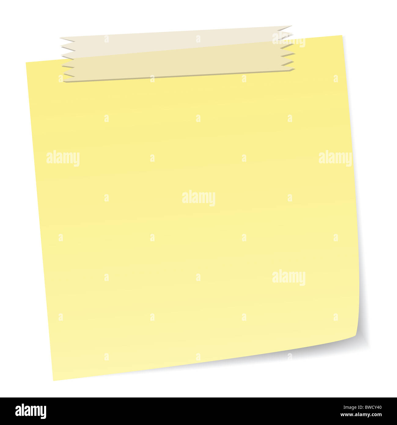 message notes with tape Stock Photo - Alamy