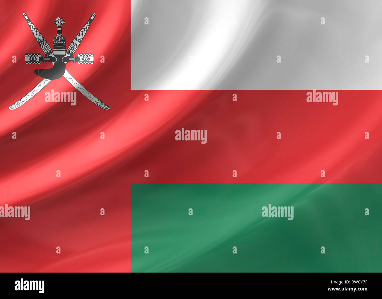 Oman flag hi-res stock photography and images - Alamy