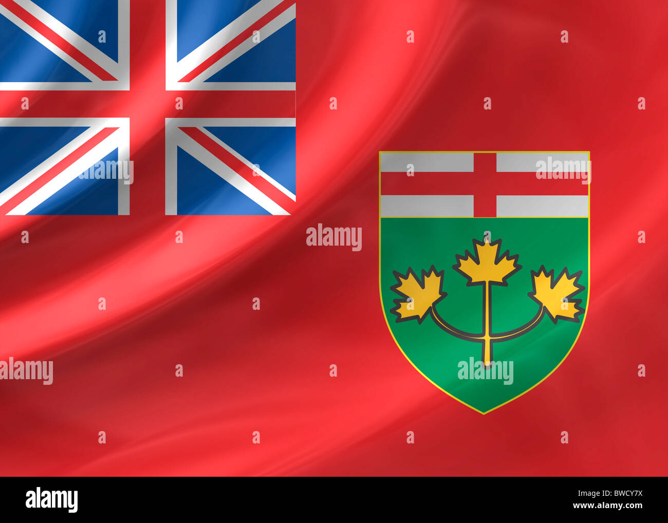 Ontario flag hi-res stock photography and images - Alamy