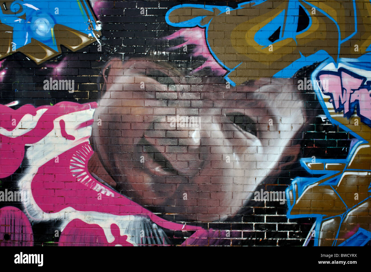 Graffiti in Digbeth, Birmingham, England, UK Stock Photo - Alamy