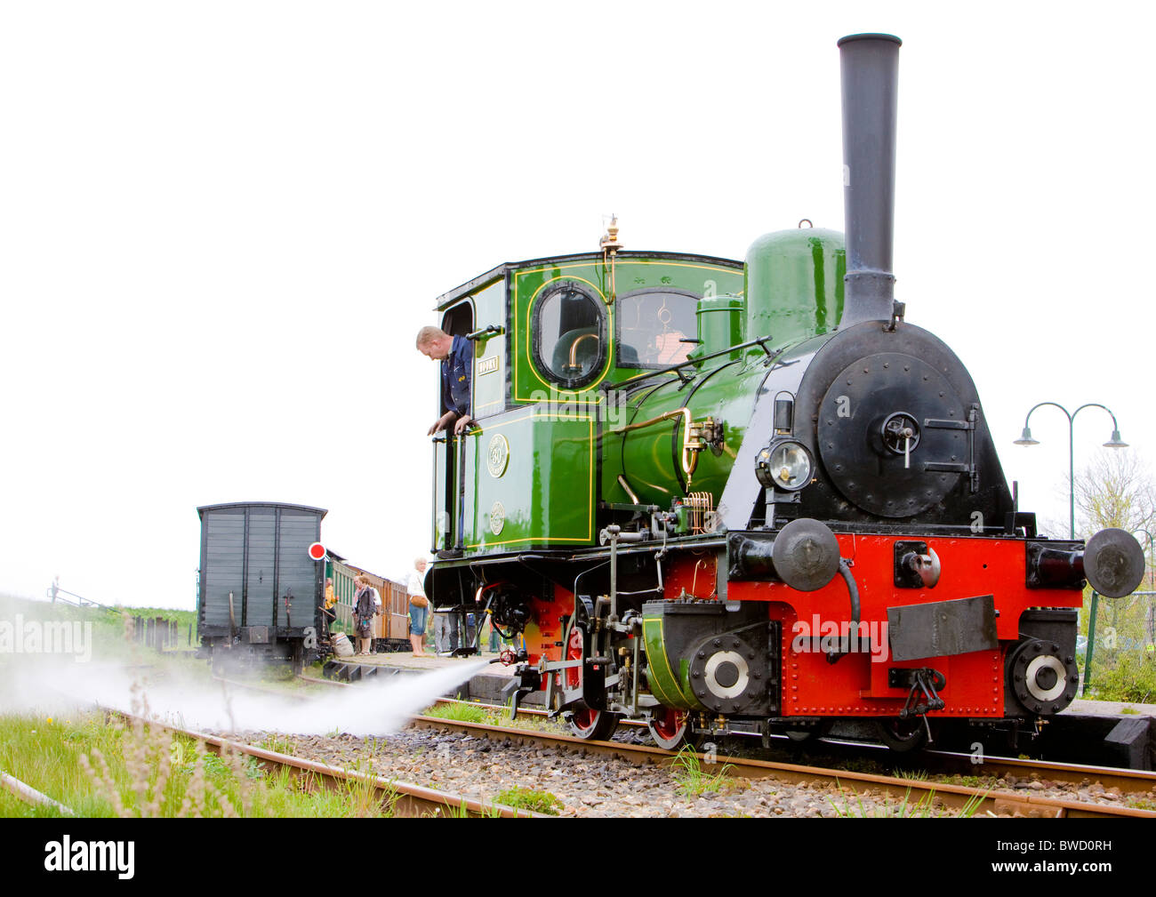 steam locomotive, Hoorn - Medemblik, Noord Holland, Netherlands Stock ...