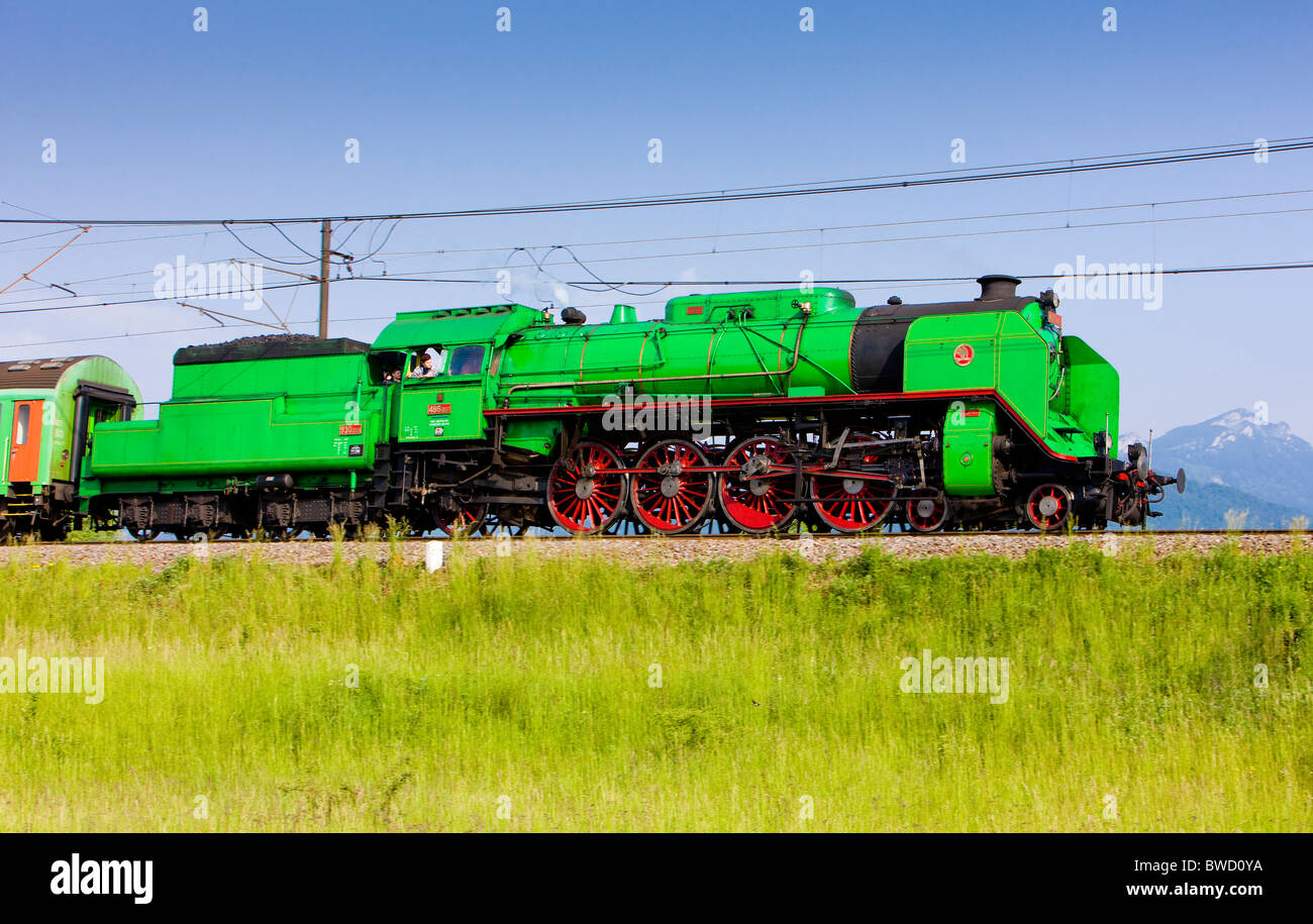 steam locomotive Green Anton (486.007), Slovakia Stock Photo - Alamy