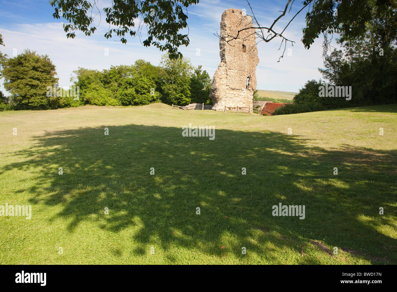 Bramber Castle; East Sussex; England, Great Britain Stock Photo - Alamy