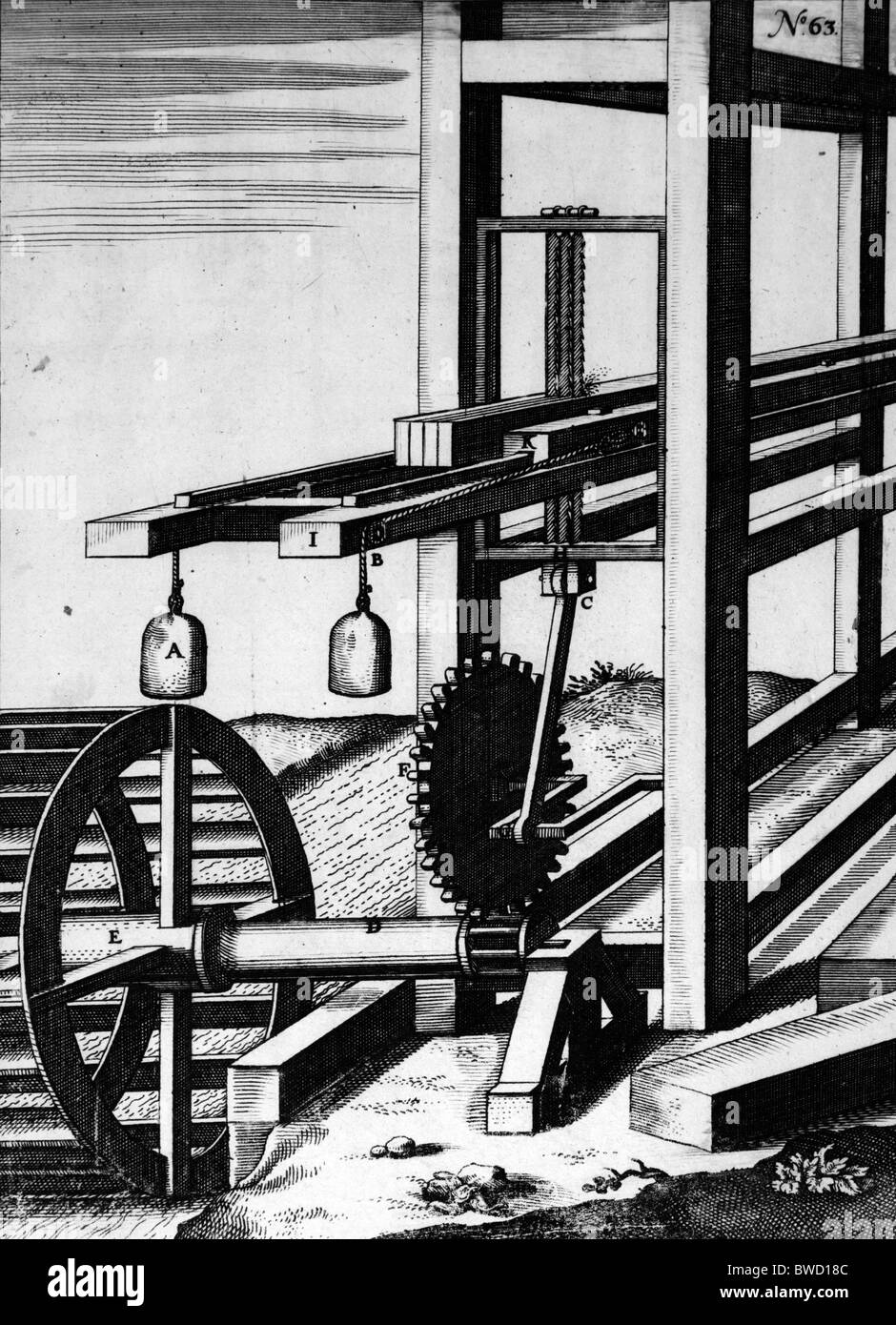 Water powered sawmill hi-res stock photography and images - Alamy