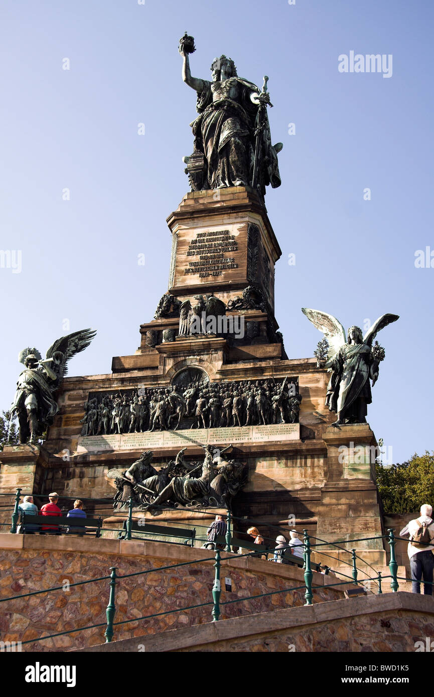 Niederwald Monument, Rudesheim, Germany Stock Photo - Alamy