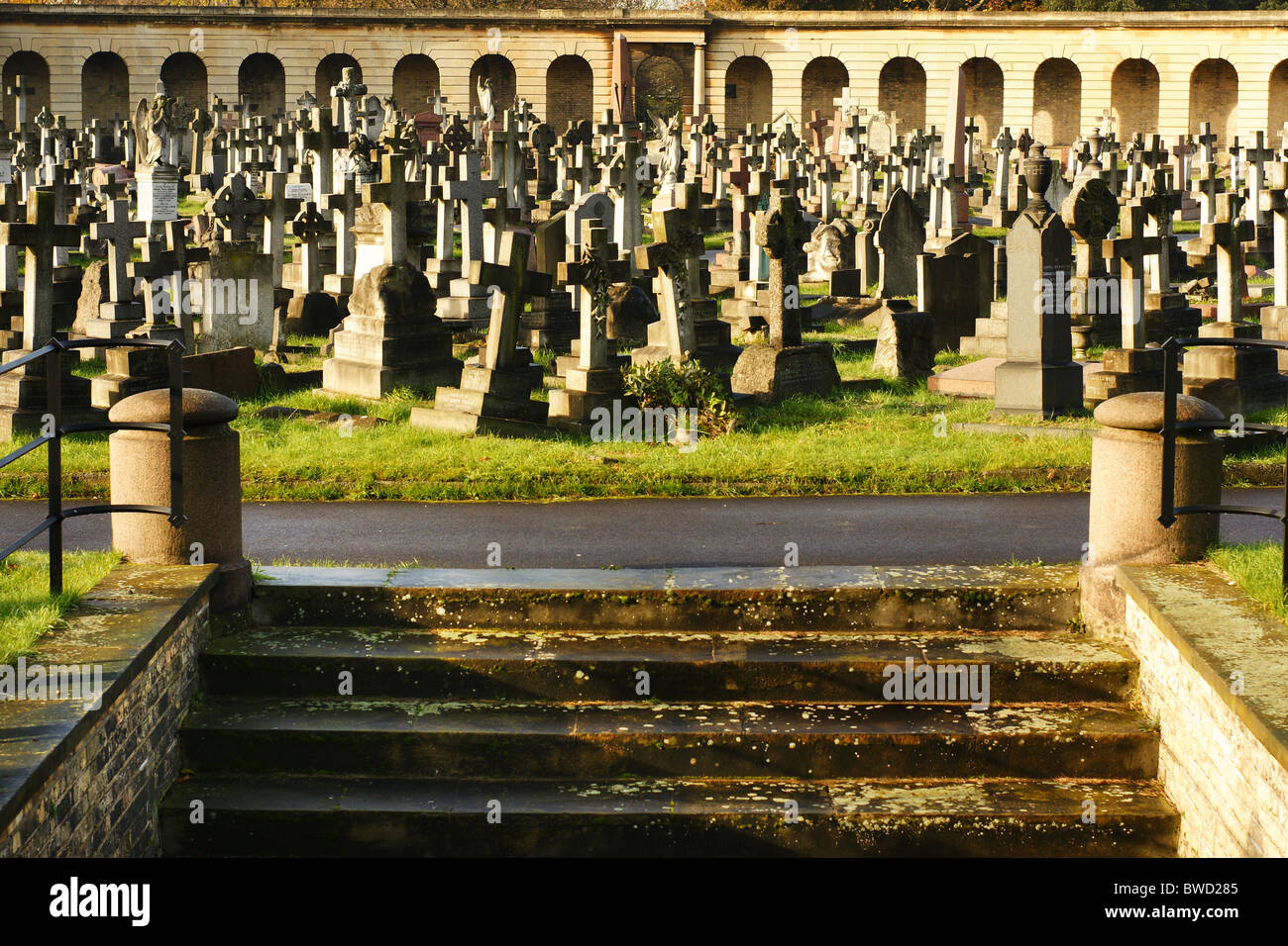 Brompton Cemetery, Chelsea, London Stock Photo - Alamy