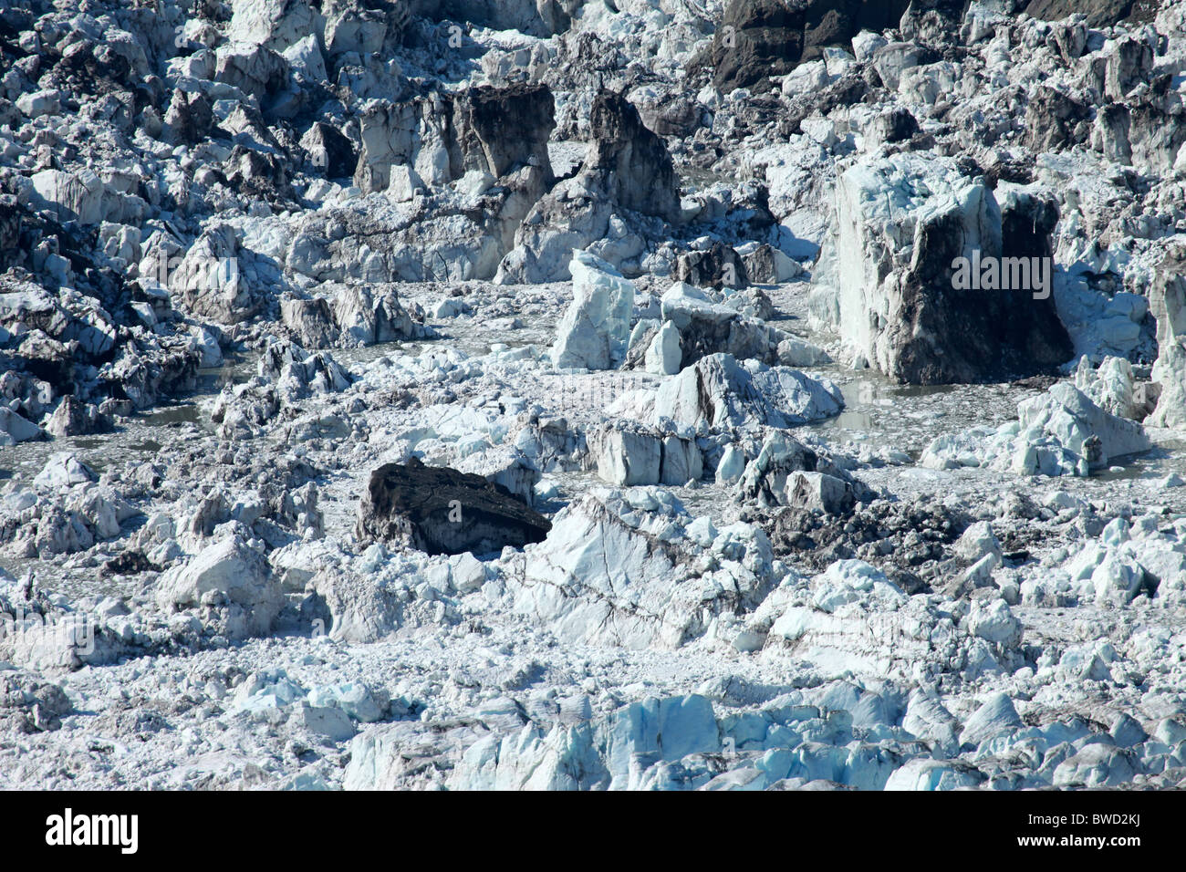 An icy blue glacial formation Alaska Stock Photo - Alamy