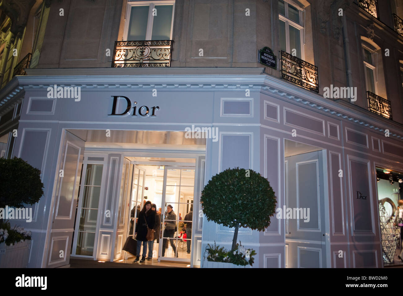 Paris, France, Dior Store Fronts, Luxury Shopping, Building, Entrance ...