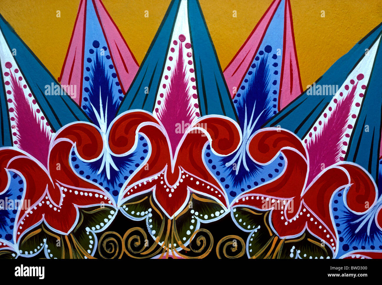 Costa Rican hand-painted oxcart, hand-painted oxcart, hand-painted ...