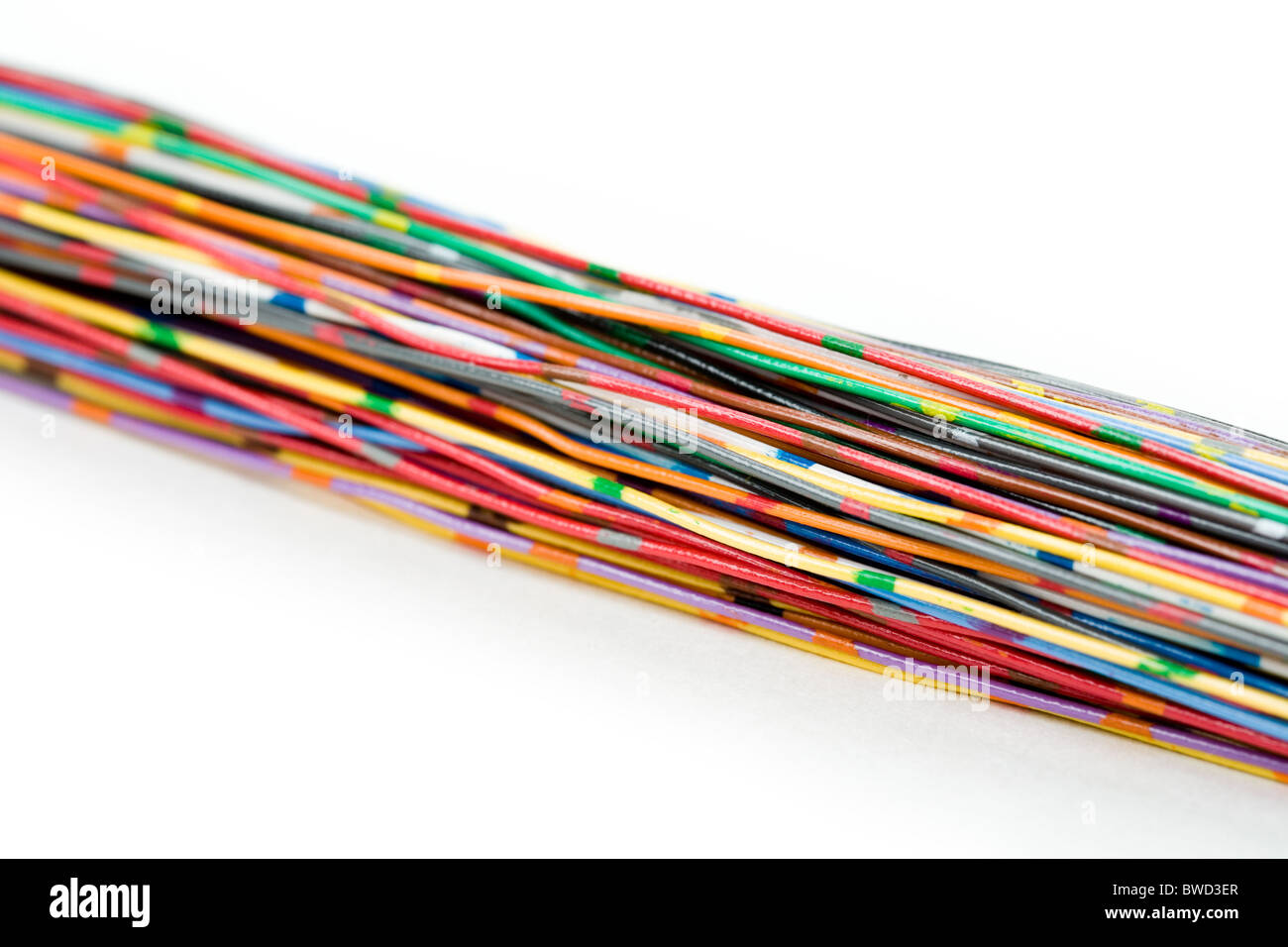 Colorful Cable, Concept of Communication, Data Line Stock Photo - Alamy