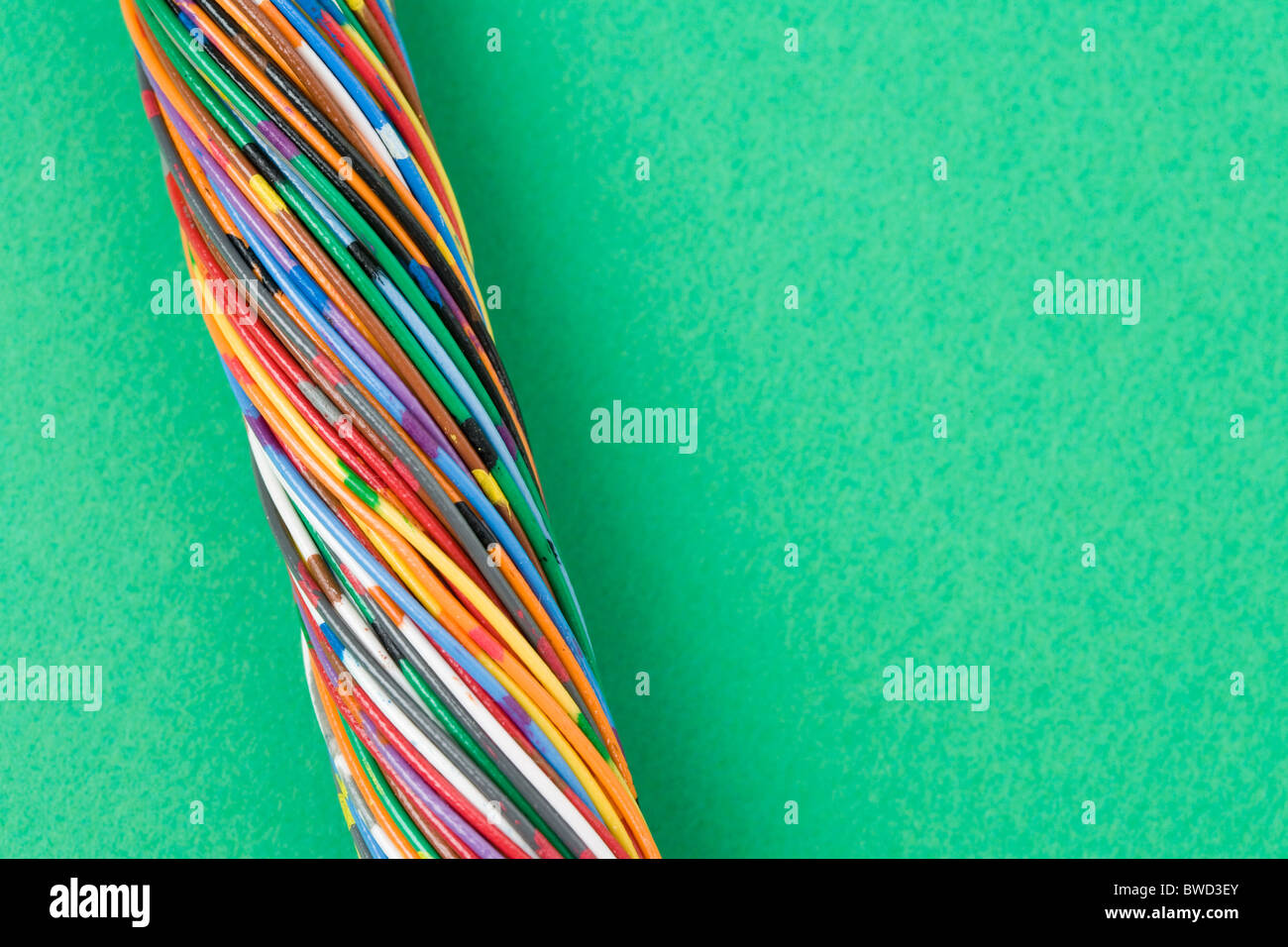Colorful Cable, Concept of Communication, Data Line Stock Photo - Alamy