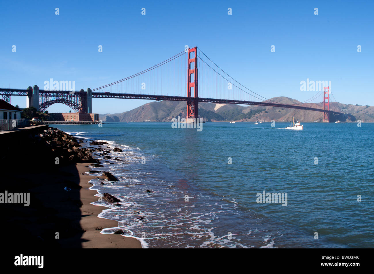 Span golden gate bridge hi-res stock photography and images - Alamy