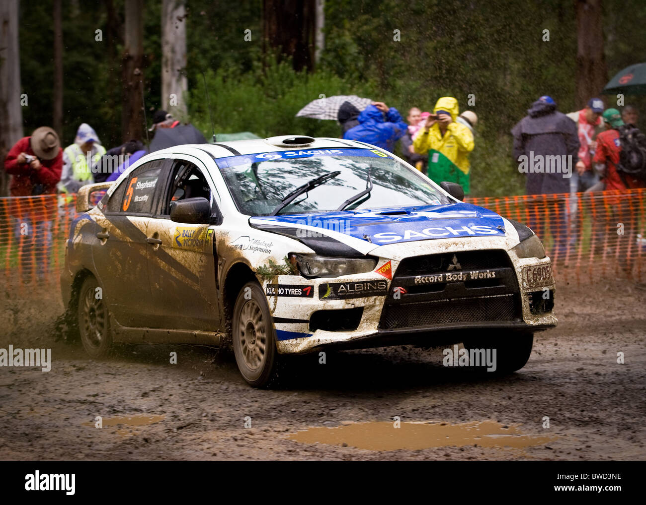 Steven Shepheard and John McCarthy compete in the Australian Rally ...