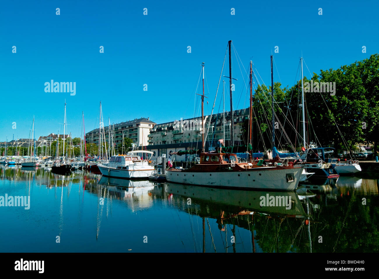THE HARBOUR, CAEN, CALVADOS, FRANCE Stock Photo - Alamy