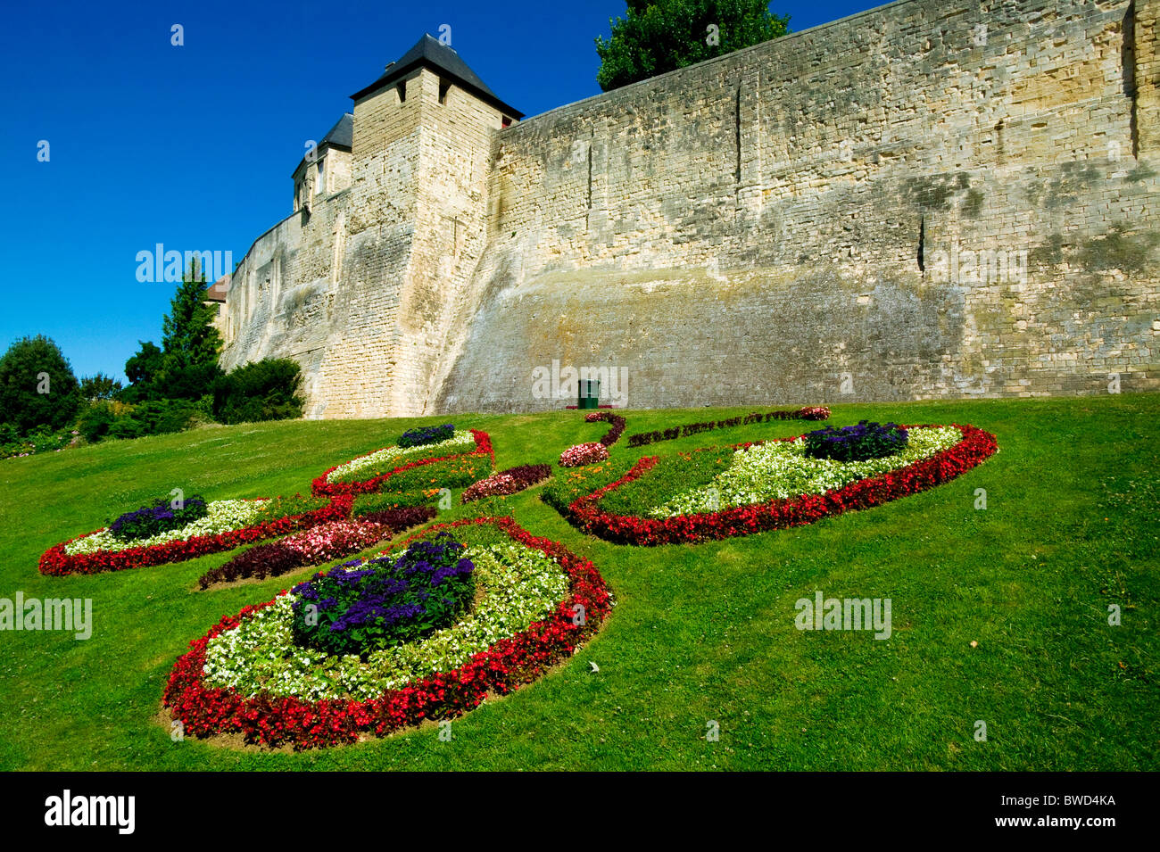 Normandy travel caen castle hi-res stock photography and images - Alamy