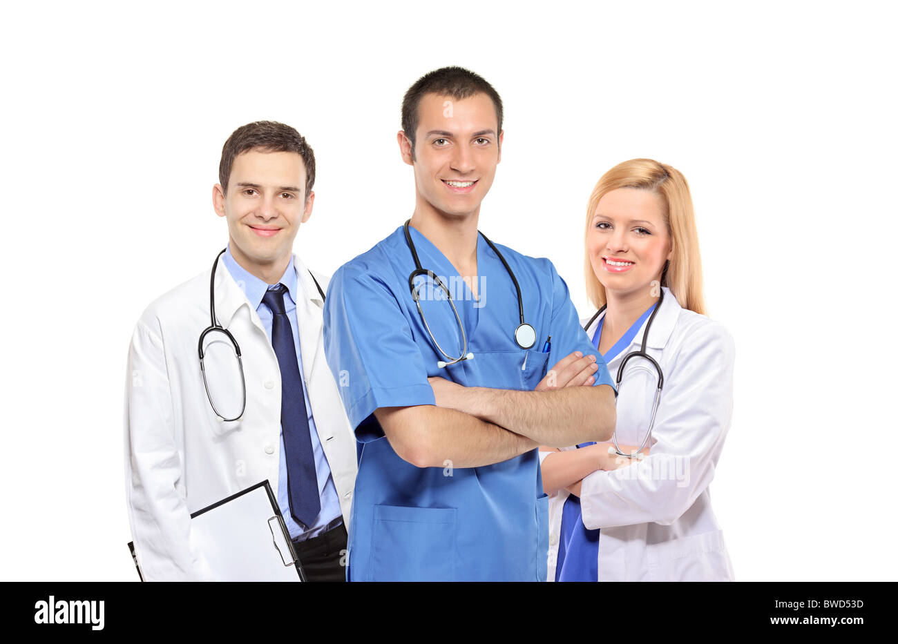 A medical team of doctors, men and woman Stock Photo - Alamy
