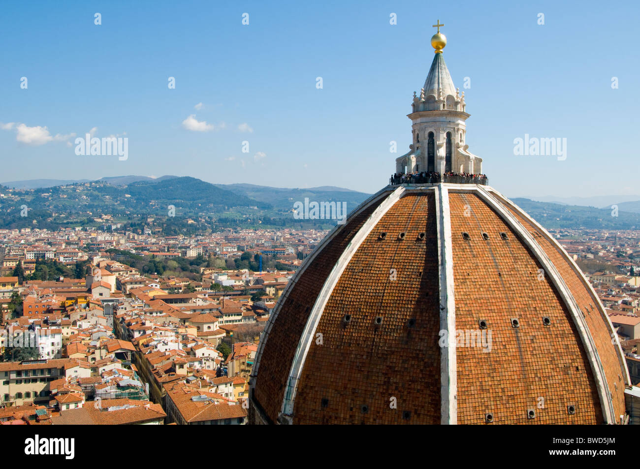 The Duomo from Giottos Belltower Stock Photo - Alamy