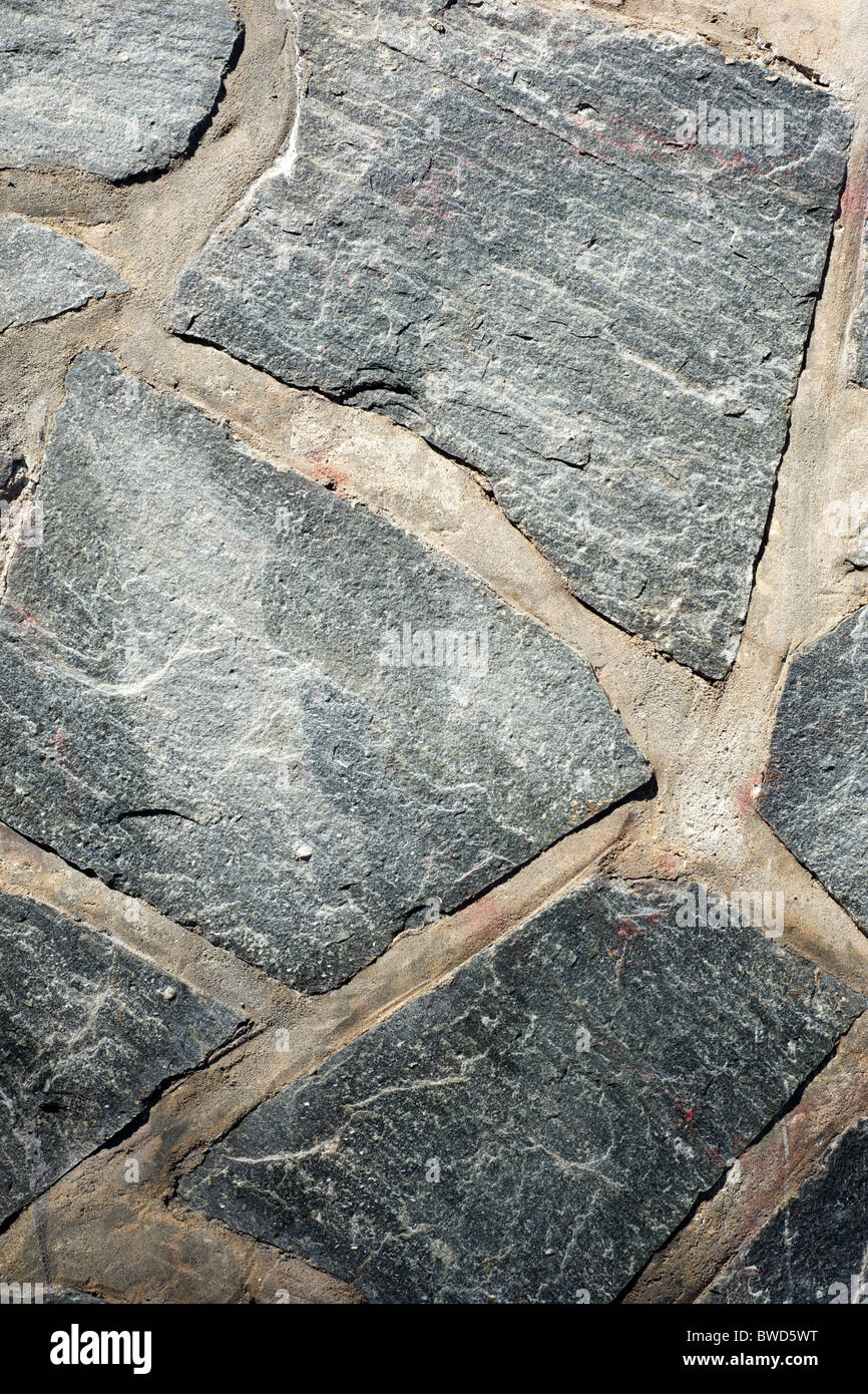 Stone wall, Stavanger, Rogaland, Norway Stock Photo - Alamy