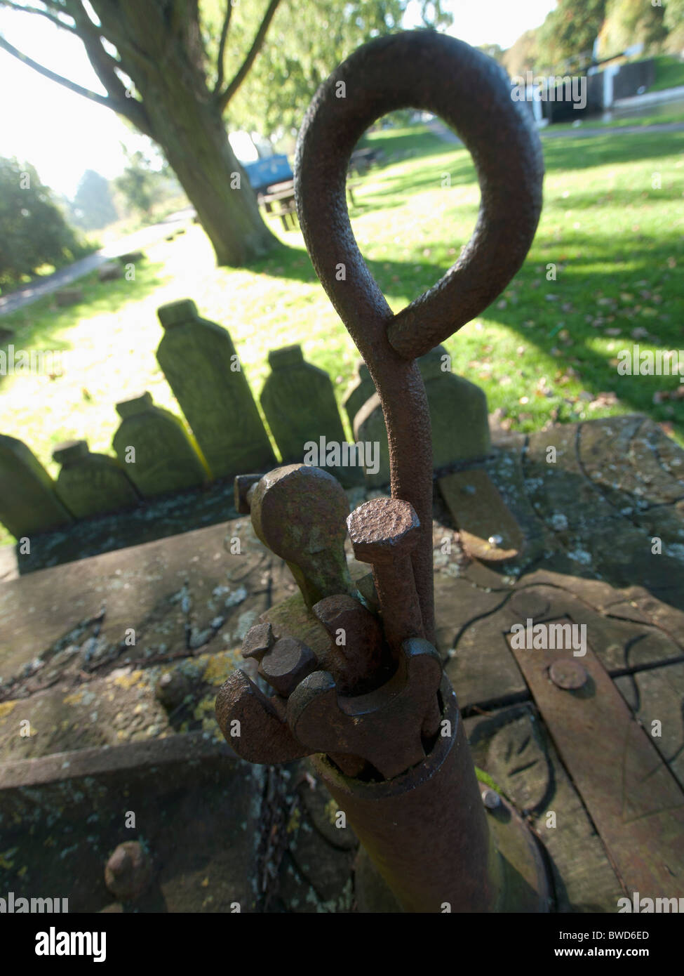 grand union canal hatton flight of locks warwickshire midlands england ...