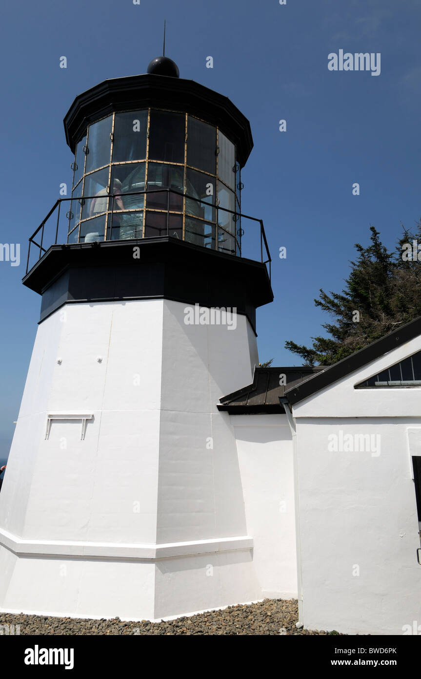 Cape Mears Lighthouse Oregon Coast Pacific Ocean Tillamook, USA Three ...