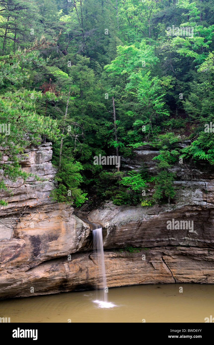 lick falls waterfall Grayson Lake State Park scenic overlook kentucky ...