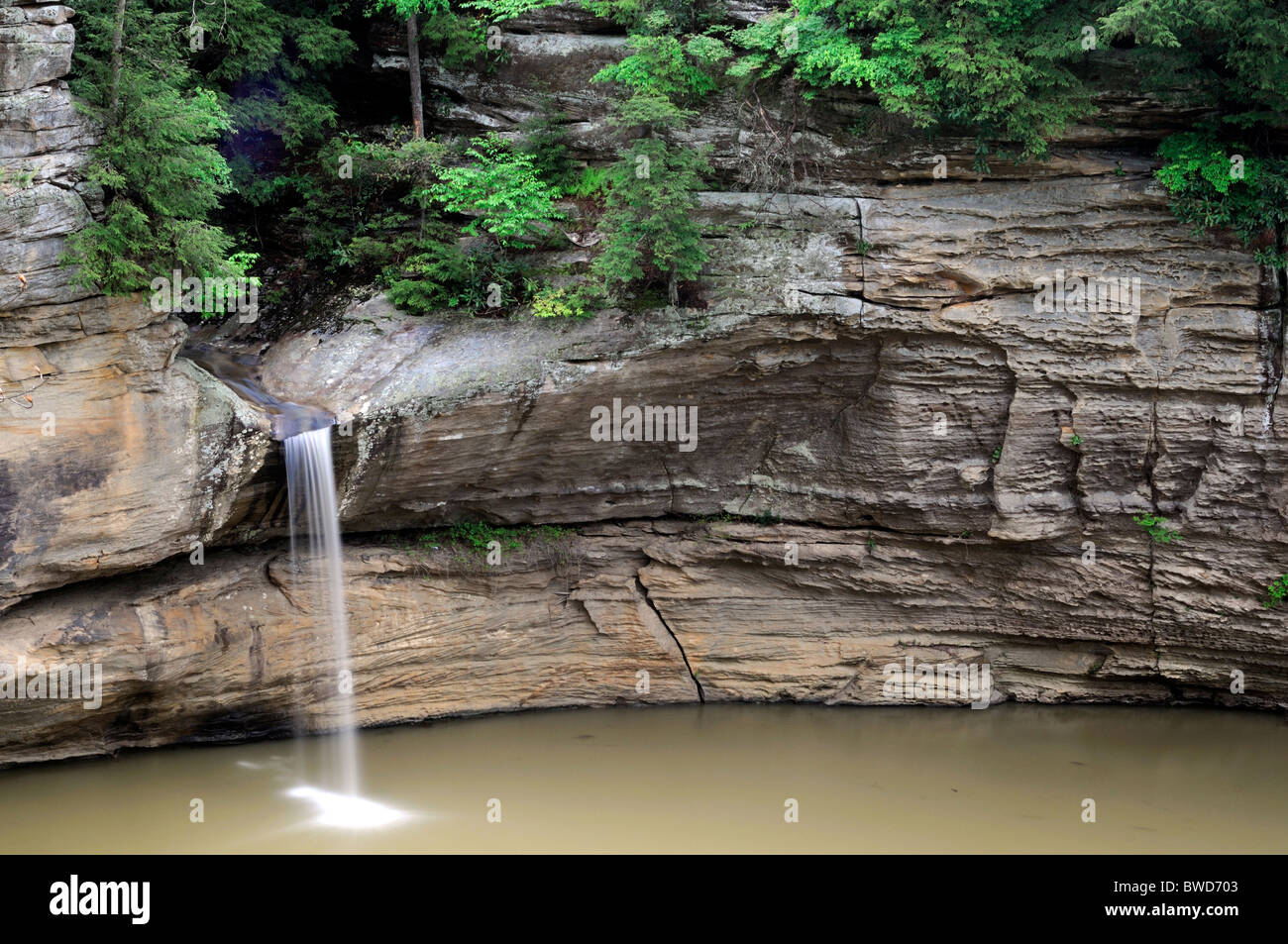 lick falls waterfall Grayson Lake State Park scenic overlook kentucky ...