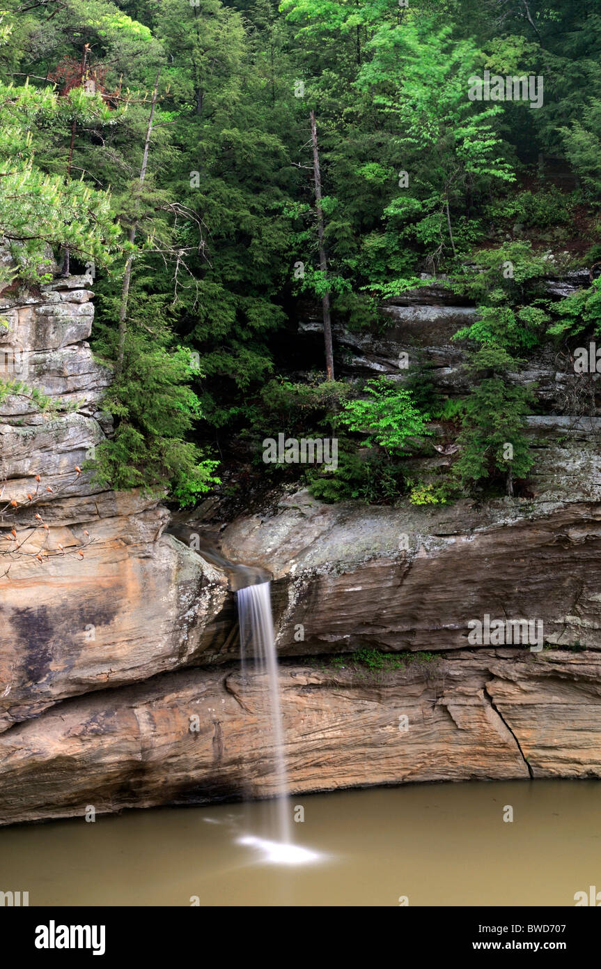 lick falls waterfall Grayson Lake State Park scenic overlook kentucky ...