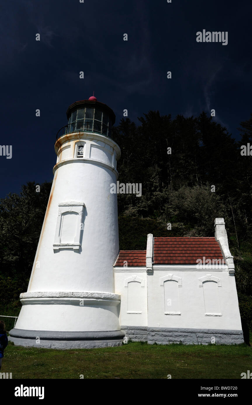 haceta head lighthouse florence oregon usa pacific northwest pacific ...