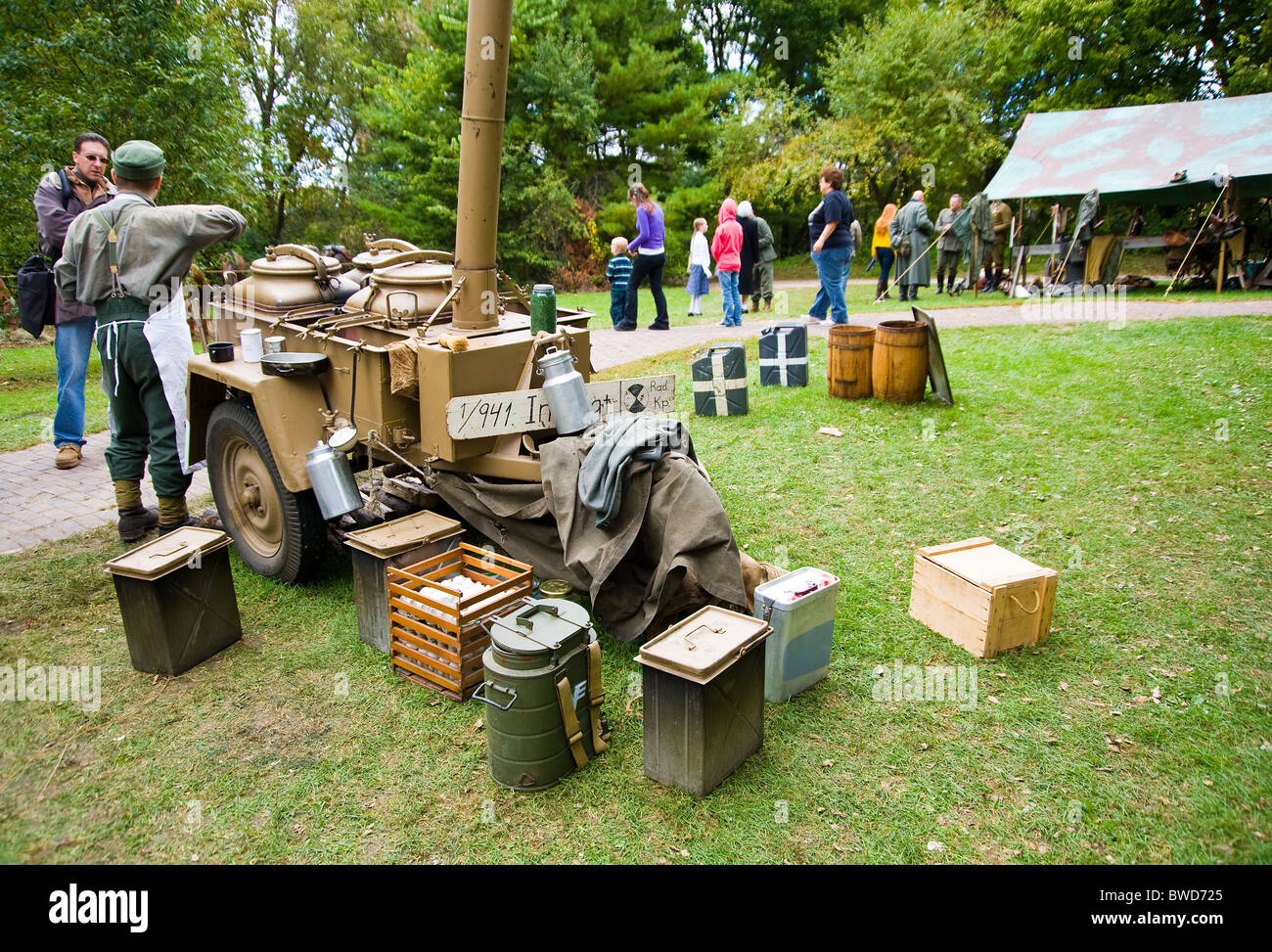 army kitchen cocking food for soldiers world war two acting live show ...