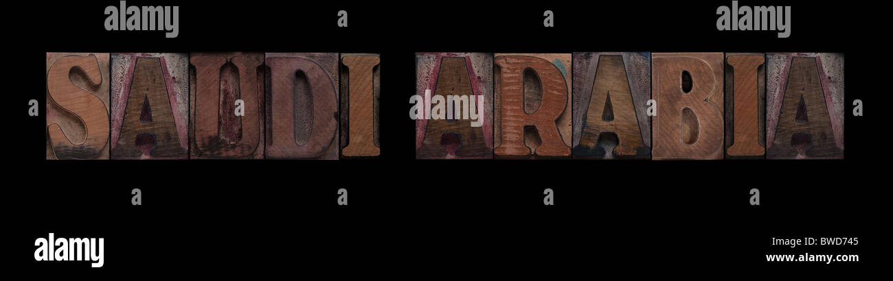 Saudi arabia middle east font hi-res stock photography and images - Alamy