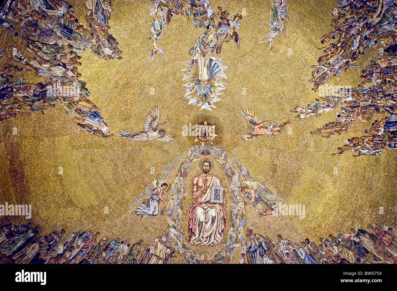 The of Valle de los Caidos cupola by the artist Santiago Padros ...