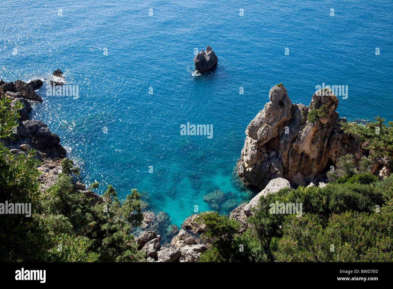 Into the Blue Stock Photo - Alamy