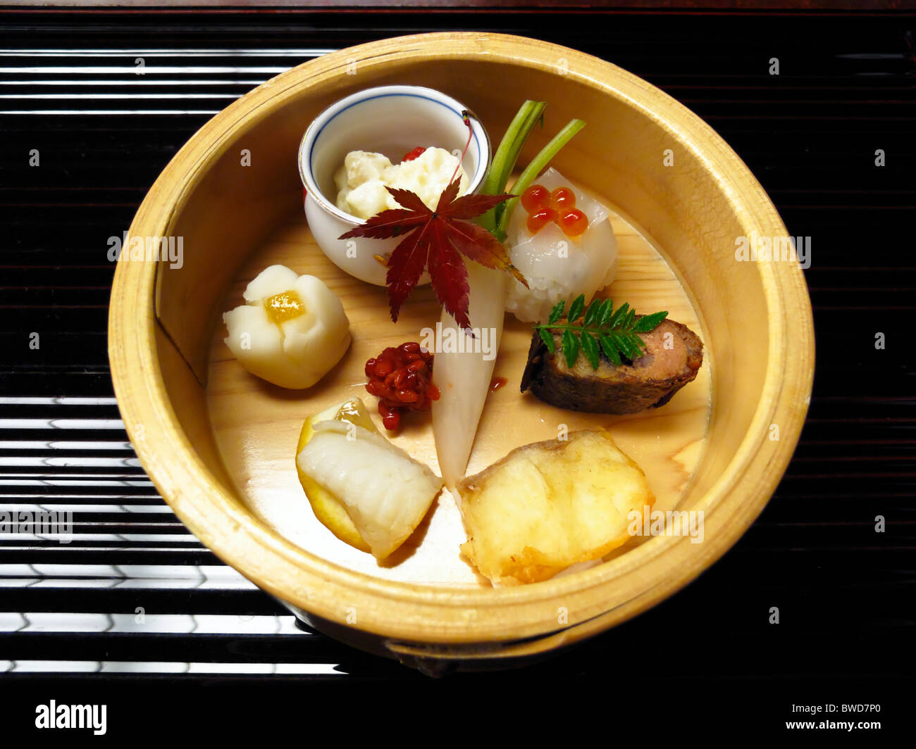 A Zensai Course - fine dining in Japan Stock Photo - Alamy