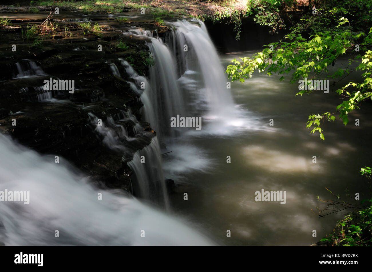 Princess falls waterfall on the lick creek trail Big South Fork ...