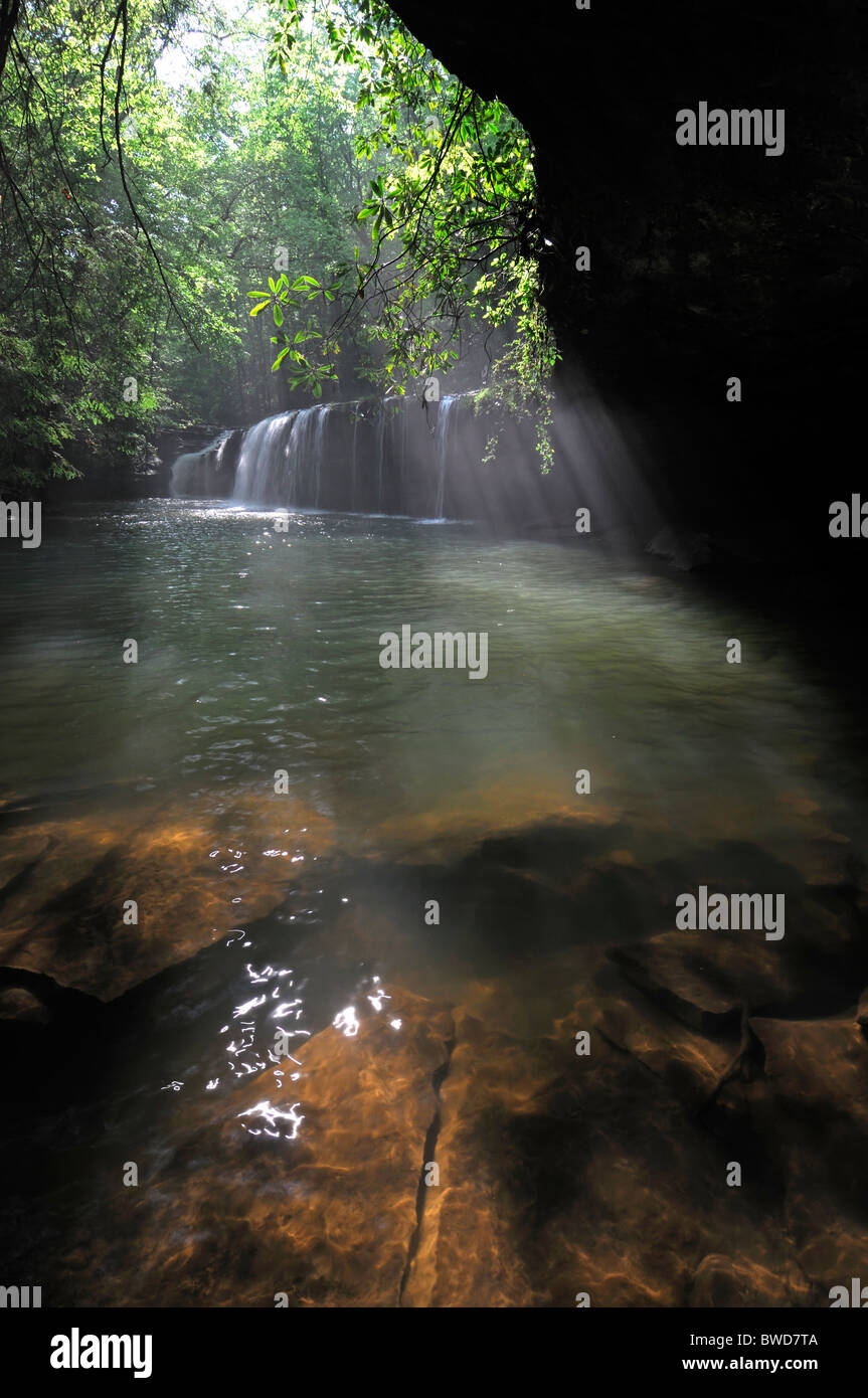 Princess falls waterfall on the lick creek trail Big South Fork ...