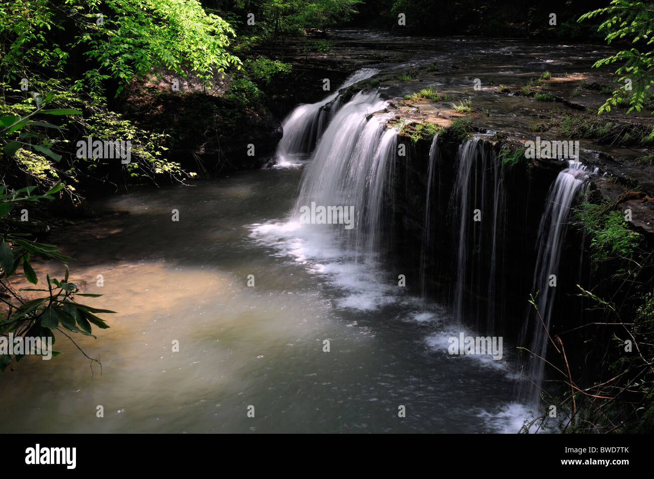 Princess falls waterfall on the lick creek trail Big South Fork ...