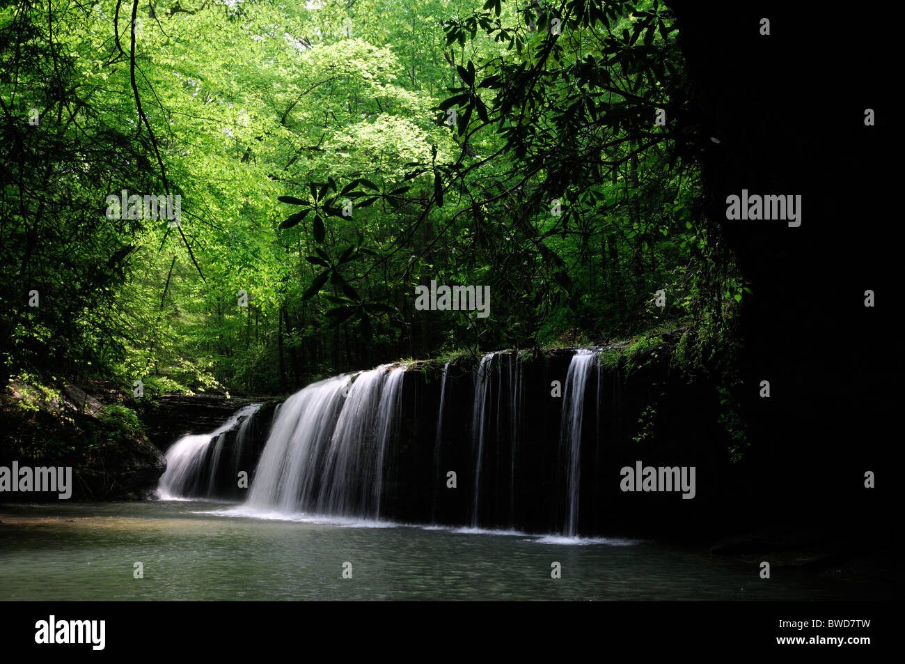 Princess falls waterfall on the lick creek trail Big South Fork ...