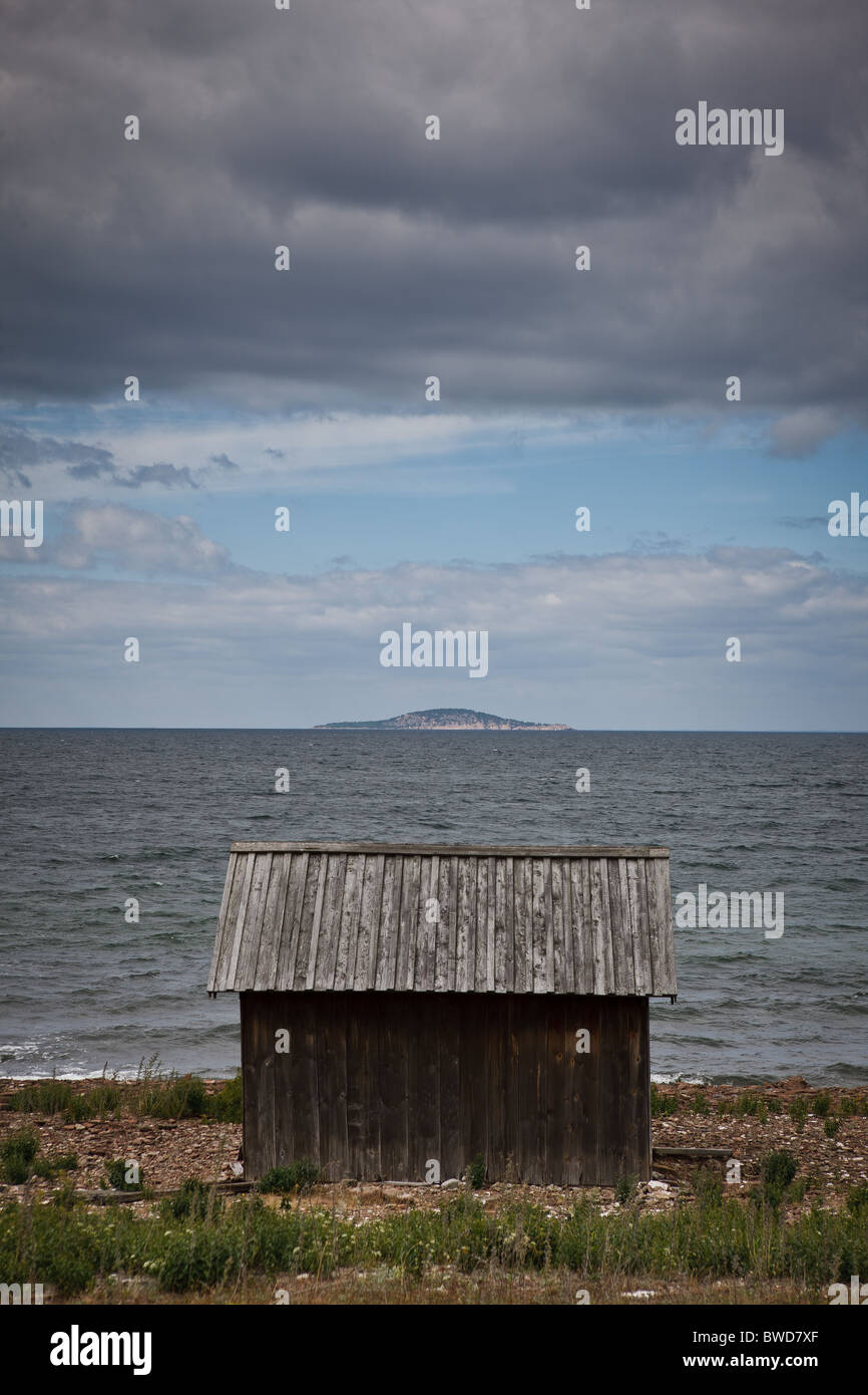 Old boat house Stock Photo - Alamy