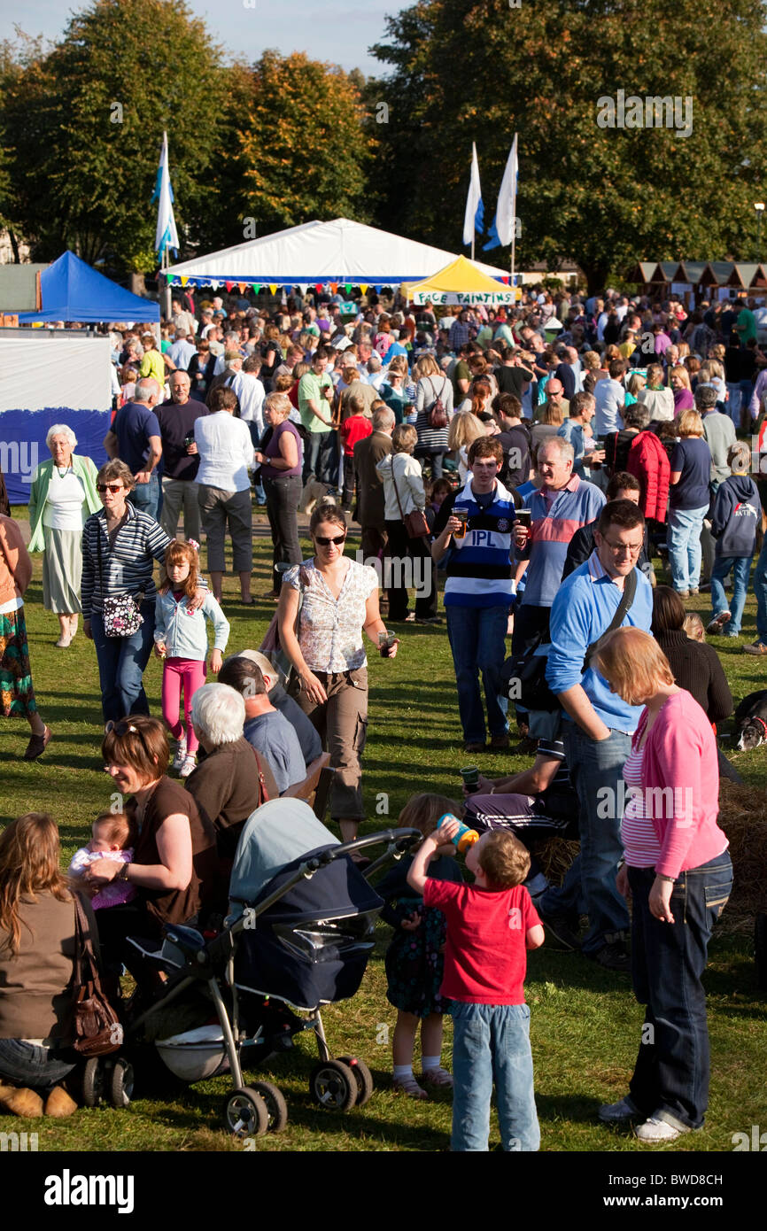 A community village party of residents celebrates Combe Down from ...