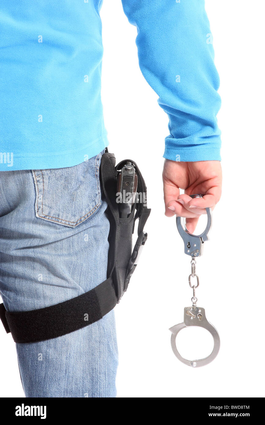 Cop with gun hi-res stock photography and images - Alamy